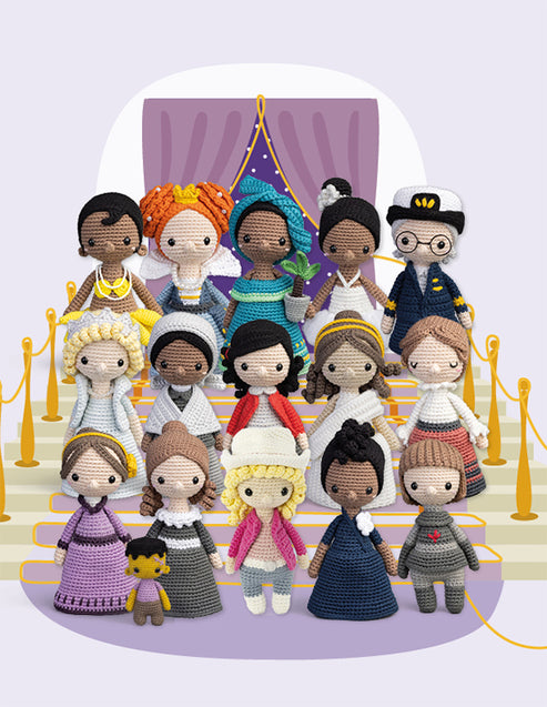 More Crochet Iconic Women: Amigurumi patterns for 15 incredible women ...