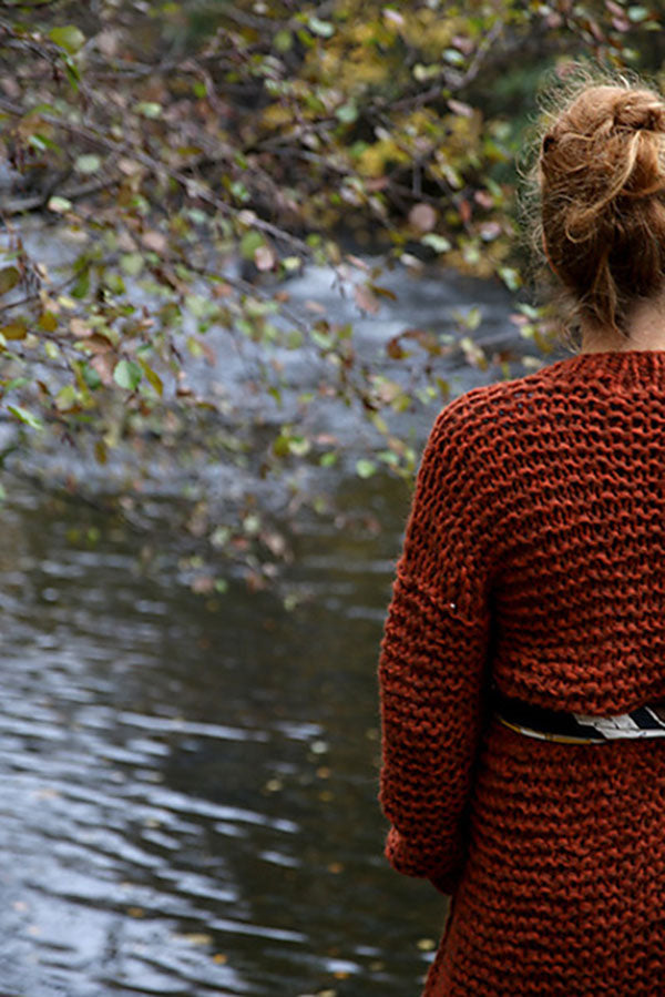 Pickles Yarn Kit – The Swan Garter Coat – Knit With Attitude