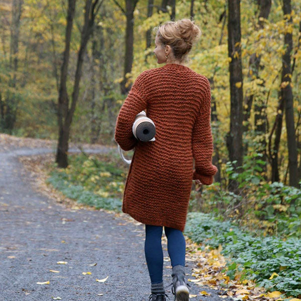 Pickles Yarn Kit – The Swan Garter Coat – Knit With Attitude